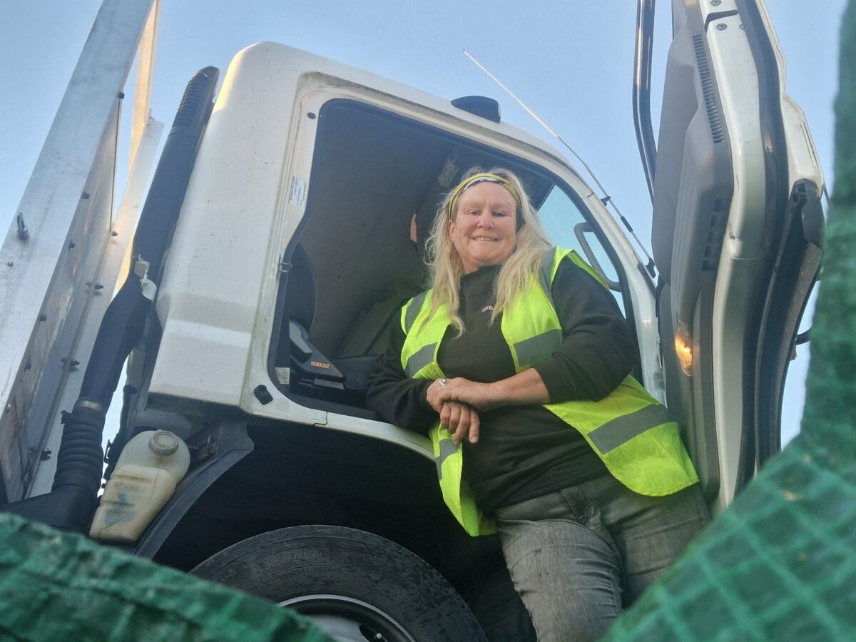 Sophie leading the way for Female drivers - Backline Logistics