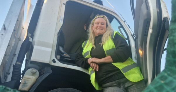 Sophie leading the way for Female drivers - Backline Logistics